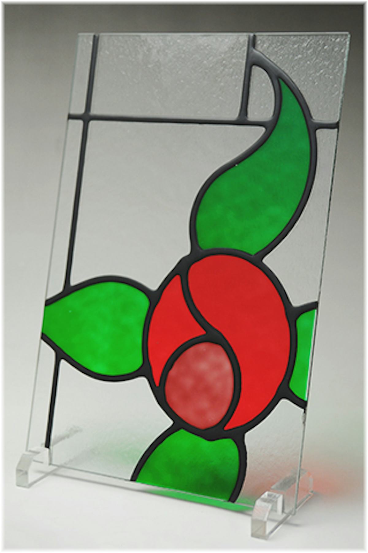 ステンドグラス風装飾ガラス(エチュード) EG032｜オーダーガラス板.com